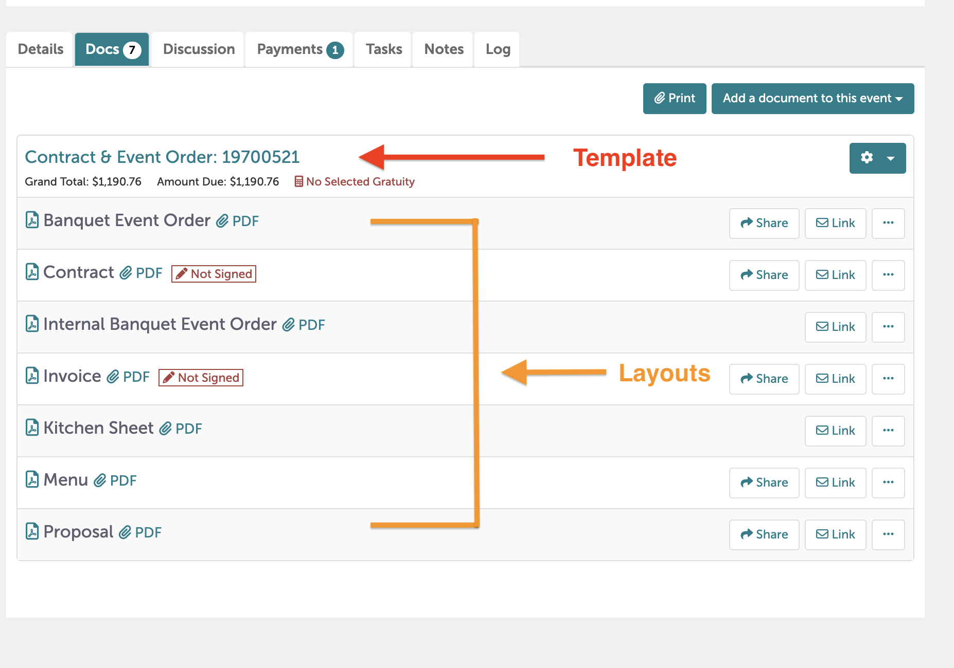 How to create documents for an Event – Tripleseat Support