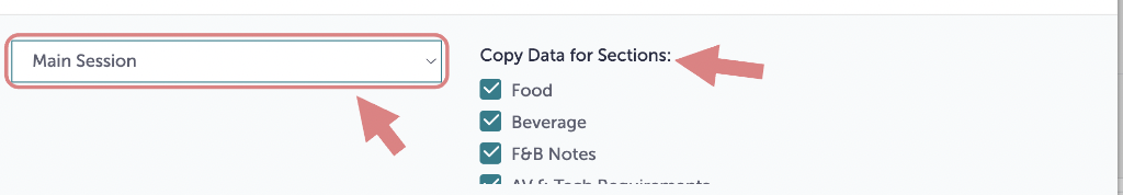 Adding and removing Events from Booking Documents – Tripleseat Support