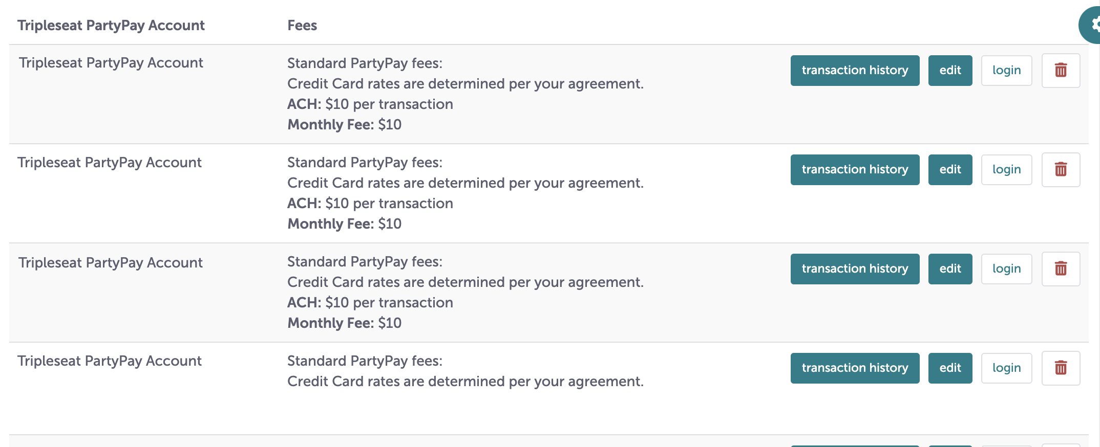 How do I access my PartyPay Dashboard from Tripleseat? – Tripleseat Support