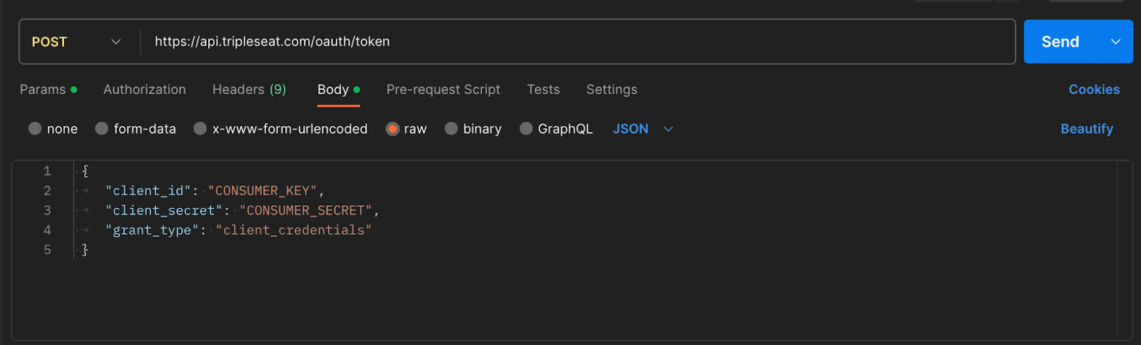 API | Authentication – Tripleseat Support