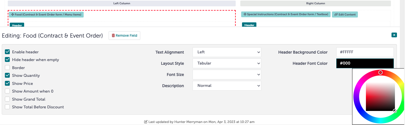 How to Adjust the Text Color in Documents – Tripleseat Support