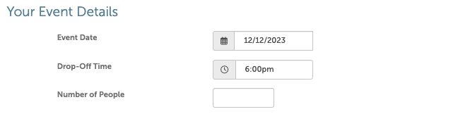 What fields appear on my lead form for Event Styles? – Tripleseat Support