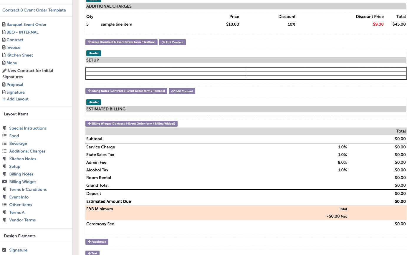 Adding Initial Signatures throughout Contract – Tripleseat Support