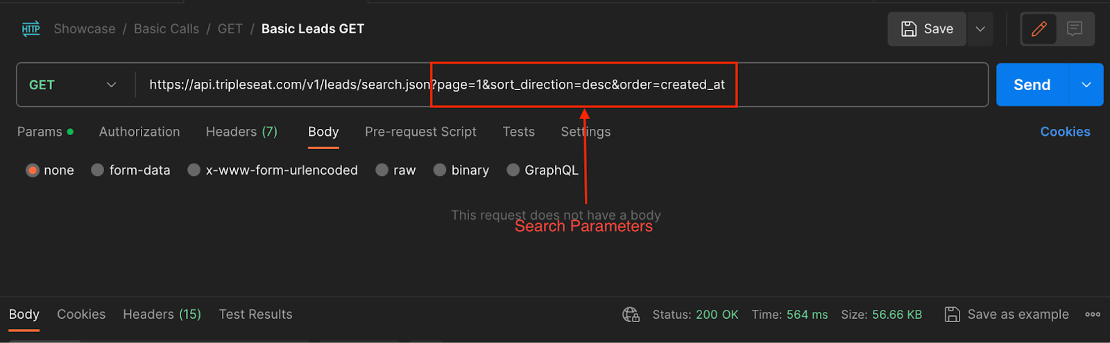 API | Leads Endpoint – Tripleseat Support