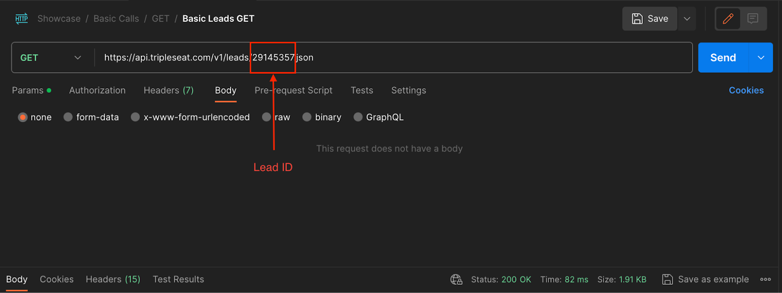 API | Leads Endpoint – Tripleseat Support
