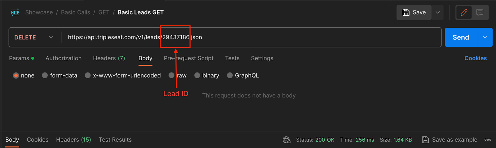 API | Leads Endpoint – Tripleseat Support