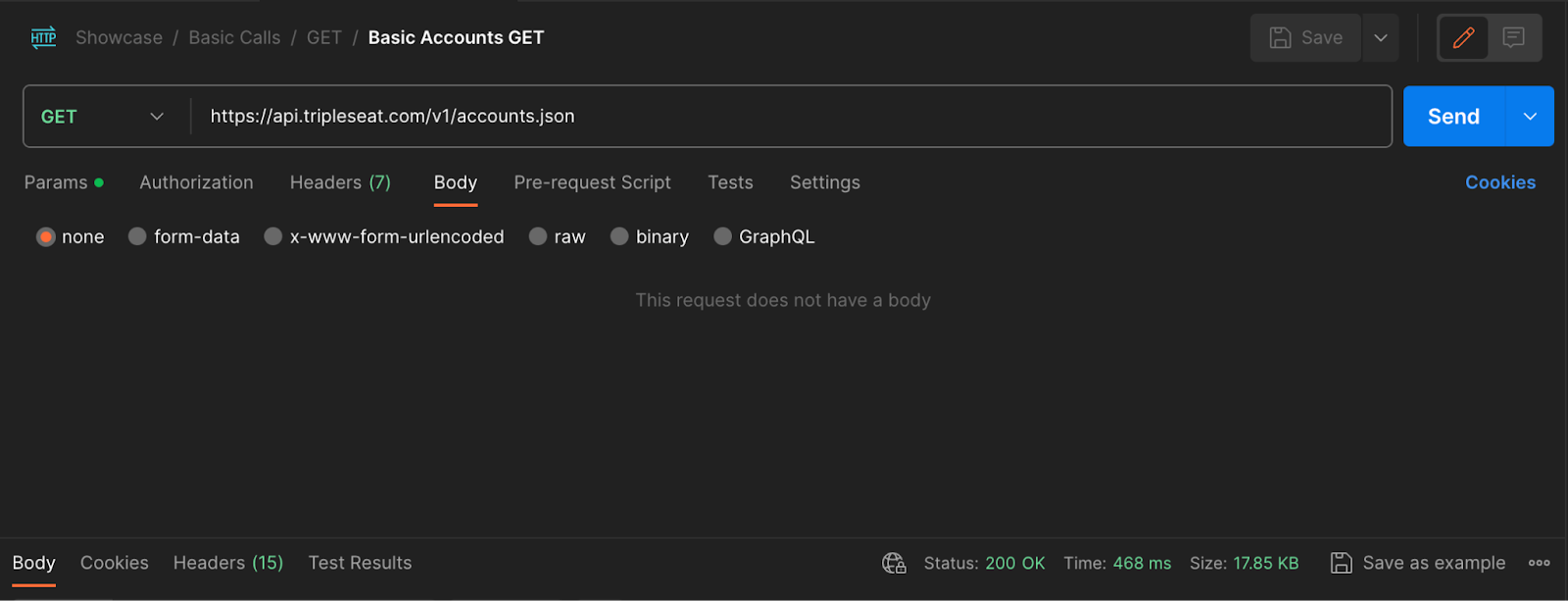 API | Accounts Endpoint – Tripleseat Support API | Accounts Endpoint – Tripleseat Support