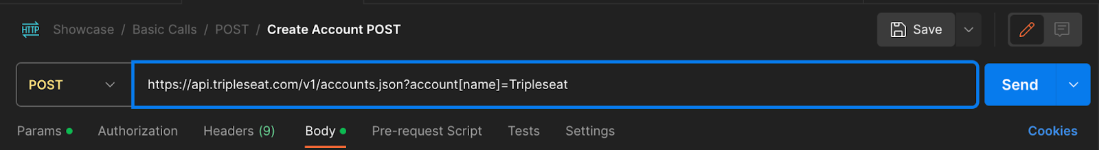 API | Accounts Endpoint – Tripleseat Support API | Accounts Endpoint – Tripleseat Support