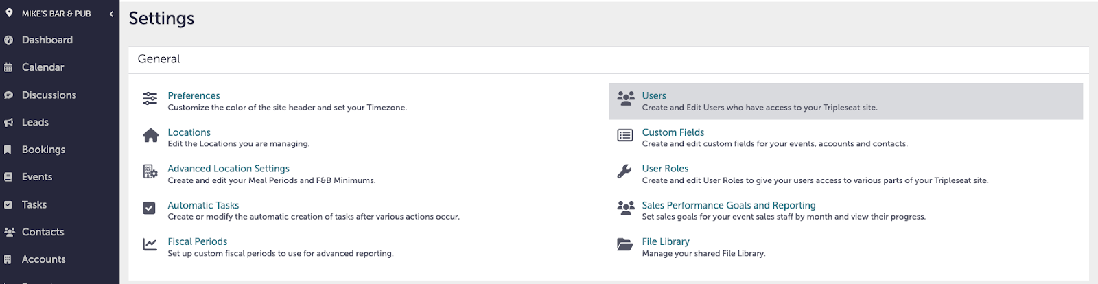 How to pull a User Audit Report – Tripleseat Support
