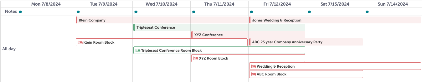 Tripleseat for Hotels Calendar – Tripleseat Support