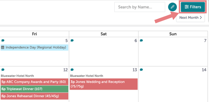 Tripleseat for Hotels Calendar – Tripleseat Support