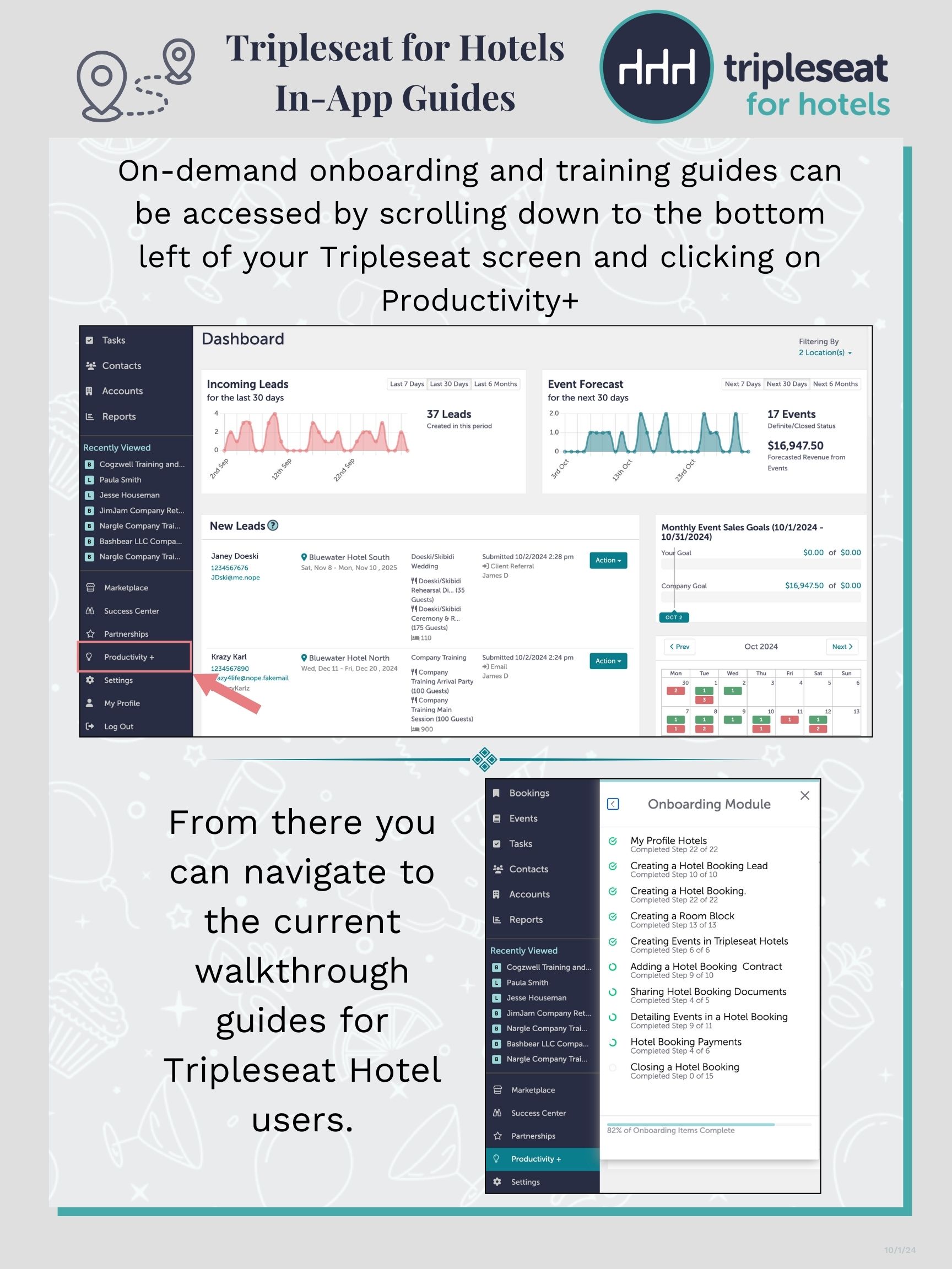 Tripleseat Hotels In-App Training Guides – Tripleseat Support