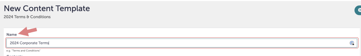 Adding/Creating a New Content Template – Tripleseat Support