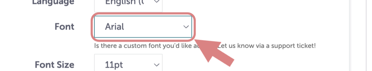 Adjusting Font Size of Booking Documents – Tripleseat Support